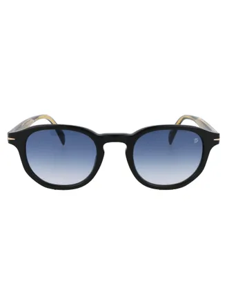 Eyewear by David Beckham Black Acetate Sunglasses - Black