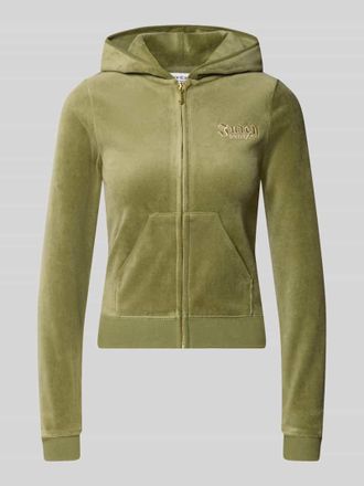 Juicy Couture Sweatjacke mit K&auml;ngurutasche Modell REBELLE ROBYN