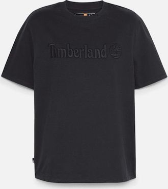 Timberland Hampton Kurzarm-T-Shirt f&uuml;r Herren in Schwarz, Herren, Schwarz, Gr&ouml;&szlig;e