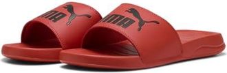 Puma Sandale Popcat 20 Unisexe, Rouge feu/Noir, 9.5 US Women/8 US Men, Rouge feu noir, 41 EU