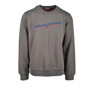 Diesel Baumwoll-Sweatshirt - Modell: Felpa - - Sweatshirts & Hoodies - Herren - Gr&uuml;n - M