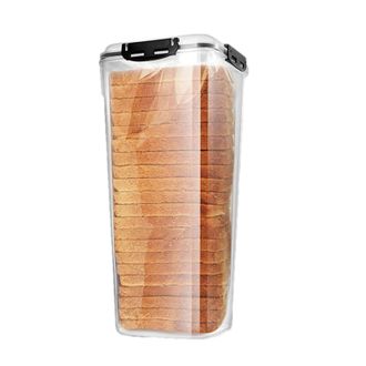 Generico Luftdichte Brotbox, transparenter Brotbeh&auml;lter, versiegelter Beh&auml;lter, gro&szlig;e Brotbox f&uuml;r Sandwich, Brot, K&uuml;che, Speisekammer, Lebensmittelorganisation