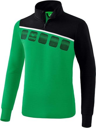 Erima Kinder 5-C Trainingstop, smaragd/schwarz/weiß, 164