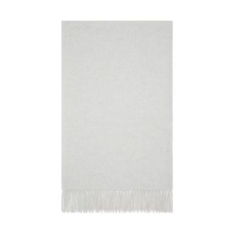 Brunello Cucinelli Femme, Accessoires, Gris, Taille: ONE Size &Eacute;charpe en Cachemire &agrave; Franges