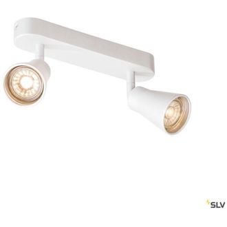 SLV Plafonniers int&eacute;rieurs led avo applique et plafonnier int&eacute;rieur double blanc GU10/QPAR51 2x 50W max 1000890