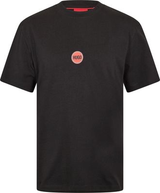 HUGO BOSS Hugo - T-Shirt f&uuml;r Herren, Baumwolljersey (Schwarz)