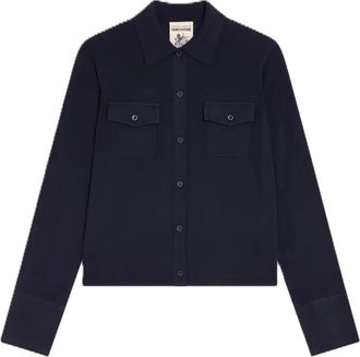 Semicouture Femme, Pulls, Bleu, Taille: 42 FR Cardigan Neta