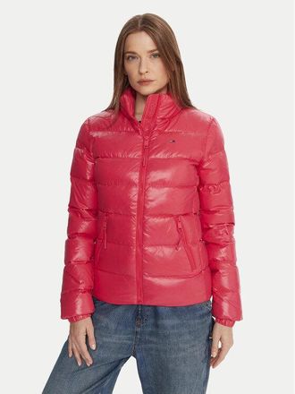 Tommy Jeans Daunenjacke DW0DW21618 Rosa Slim Fit