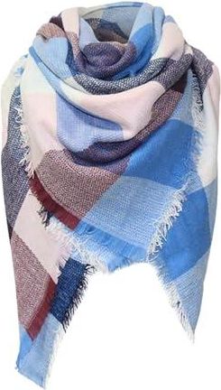 Generic Bonnet en laine avec &eacute;charpe pour lhiver et lhiver - &Eacute;charpe confortable - Grande couverture &eacute;paisse - Bonnet et &eacute;charpe - Ensemble pour femme - Jaune