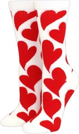 Generico Chaussettes en coton ray&eacute; arc-en-ciel, chaussettes mi-printemps pour femme 2 paires, Color6, EU 35-42