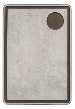 Arcos Antirutsch-K&uuml;chenbrett f&uuml;r Messer - Sp&uuml;lmaschinenfest, Zellulosefaser und Harz, 33x23 cm, 6.5 mm St&auml;rke, Wei&szlig;