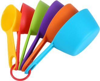 Generic Küchenmesslöffel Set | Messlöffel mit Küchenwaage | Stapelbare Löffel für Mehl, Salz und rote Bohnen | Messlöffel Set