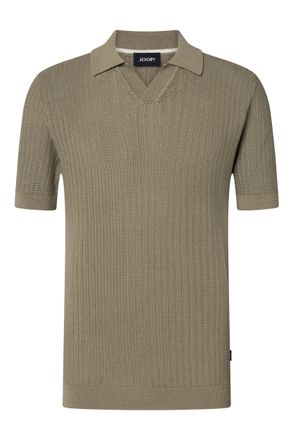 Joop Poloshirt JOOP Baoron, Herren, Gr. XXL, bright gr&uuml;n, Strick, Obermaterial: 100% Baumwolle, unifarben, regular fit, V-Ausschnitt, Rippb&uuml;ndchen, Shirts