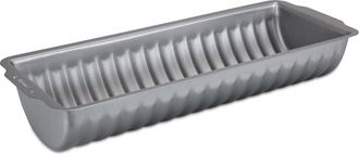 Städter we love baking Rehrückenform 30x11cm, Antihaftbeschichtete Form für perfekte Backergebnisse, Silber, 1500ml, PFAS-frei, Temperaturbeständig bis 250°C