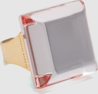 Vanessa Baroni Bague Galaxy Clear Red