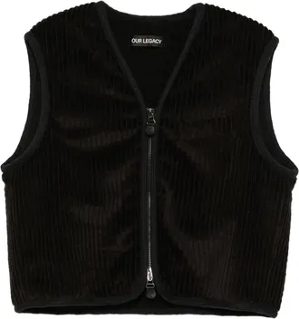 Our Legacy débardeur en coton - Noir