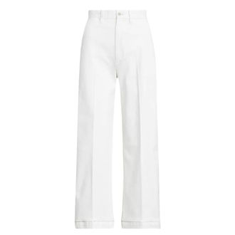 Polo Ralph Lauren Wide Leg Jeans - - Trousers - Damen - Wei&szlig; - XS