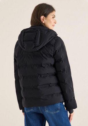 Cecil Steppjacke mit Kapuze mit Tunnelzugband