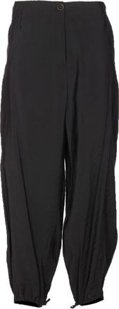Alysi Femme, Pantalons, Noir, Taille: 38 FR Panta Peach Touch c/coulisse