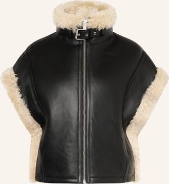 AllSaints Allsaints Kunstfell-Weste Marlin schwarz