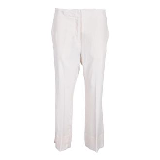Semicouture Seidenhose - - Trousers - Damen - Wei&szlig; - L