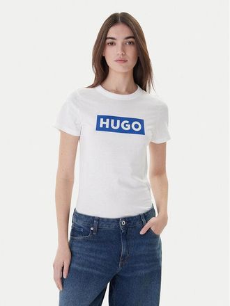 HUGO BOSS T-Shirt Classic 50510772 Wei&szlig; Slim Fit
