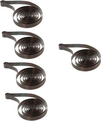 Garneck Lot De 5 Ressorts De Rechange en M&eacute;tal Robuste pour Pi&egrave;ces M&eacute;caniques De R&eacute;veil Et Accessoires Dhorloge