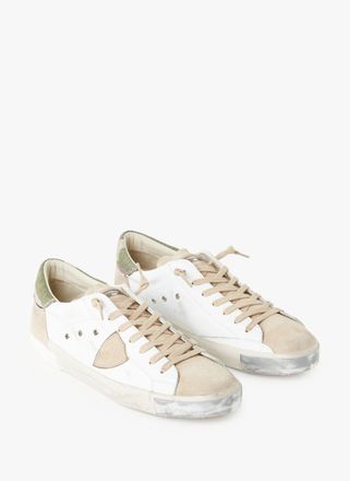 Philippe Model Baskets en cuir m&eacute;lang&eacute;