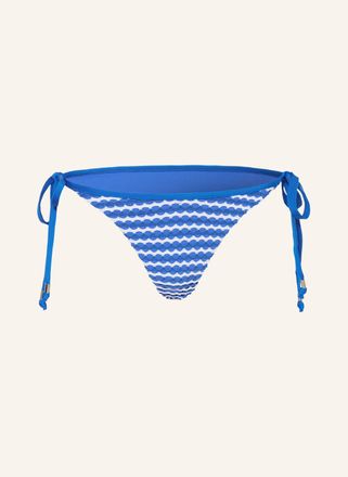 Seafolly Triangel-Bikini-Hose Mesh Effect blau