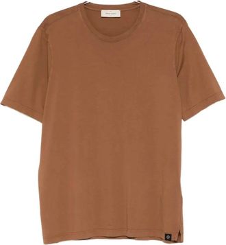 Gran Sasso Homme, Tops, Brun, Taille: XL T-shirt ras du cou en coton