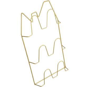 SOLUSTRE Wandmontiertes Schuhregal Gold Platzsparender Wand schuhhalter f&uuml;r Badezimmer und Flur Einfache Montage ohne Bohren Feuchtigkeitsbest&auml;ndig Stilvolle S