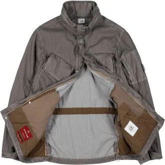 C.P. Company Sweatjacke C.P. Company Medium Jacket Beige Freizeitjacken Baumwolle