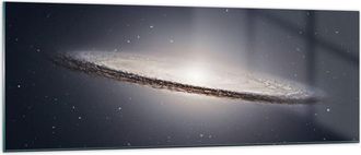 Arttor Panorama Bilder auf Glas Galaxis Kosmos Universum Glasbild 140x50cm Wandbilder Dekoration Wohnzimmer Schlafzimmer K&uuml;che Gro&szlig; XXL Wanddeko Bild im Glas