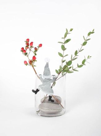 Good old Friends Kletterwichtel, Silber schwarz/wei&szlig;