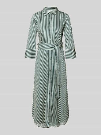 Christian Berg Midikleid mit Hemdblusenkragen