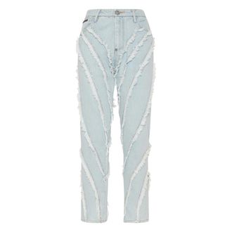 Philipp Plein Jeans Mom Fit - - Jeans - Damen - Blau - W27