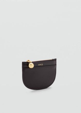 Mango Mini porte-cartes avec perles fantaisie chocolat - Femme - Taille unique - MANGO