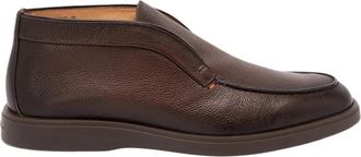 Santoni Homme, Chaussures, Brun, Taille: 41 1/2 EU Chaussures plates