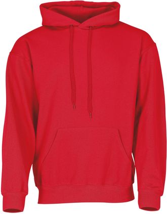 Fruit Of The Loom Herren Kapuzen-Pullover, einfarbig, ohne Logo - Rot - Rot - Gr&ouml;&szlig;e L L,Rot - Rot