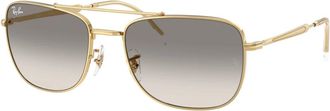Ray-Ban unisex, Accessoires, Jaune, Taille: 59 MM Rb3755 Lunettes de soleil