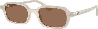 Ray-Ban unisex, Accessoires, Blanc, Taille: 52 MM Zuri Lunettes de soleil
