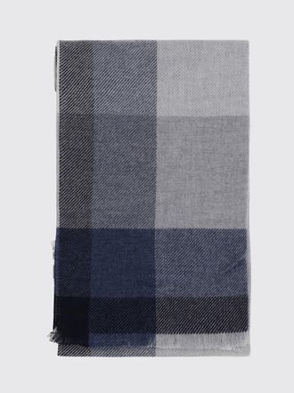 Brunello Cucinelli &Eacute;charpe en laine et cachemire &agrave; motif tartan et bords frang&eacute;s
