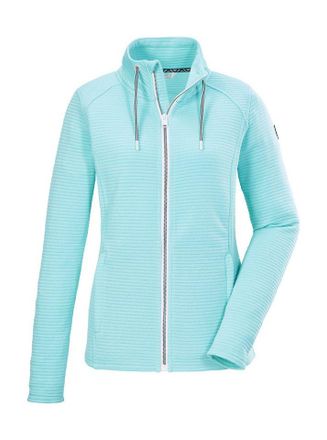 Killtec Strickjacke KOS 24 WMN FLX JCKT Damenjacke mit Comfort-Stretch und Kinnschutz, seitliche Taschen