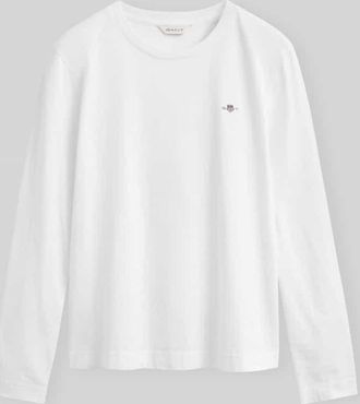 GANT Regular Fit Langarmshirt aus reiner Baumwolle