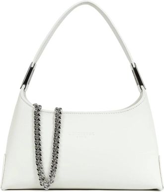 Lancaster Femme, Sacs, Blanc, Taille: ONE Size Suave Ace Small Zipped Handbag