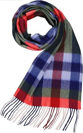 Ascot Herren Schal mehrfarbig Kashmere-Wolle kariert