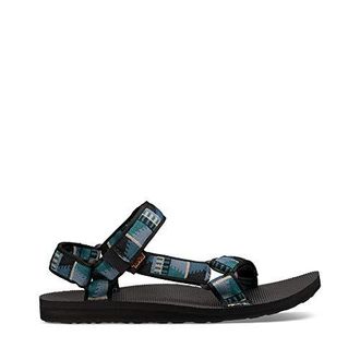 Teva Homme Original Universal Sandales Bout Ouvert, Bleu (Peaks Black), 45.5 EU