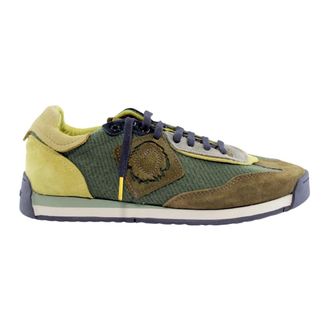 Satorisan Psychedelische Khaki Sneakers - - Shoes - Herren - Gr&uuml;n - 42 EU