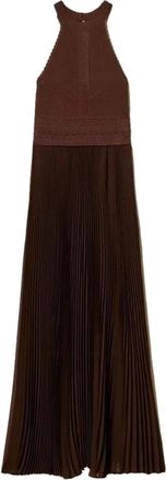 Twinset Femme, Robes, Brun, Taille: 36 FR Twin-set Robes