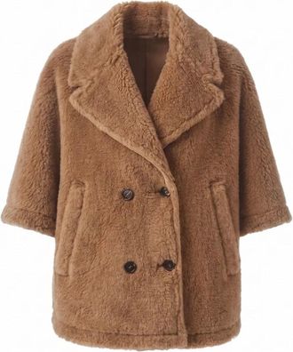 Max Mara Cape Memo - Femme - Manteaux - Brun - Taille: 38/40 FR